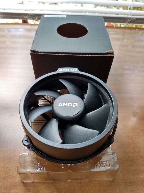 AMD Ryzen 5 3600 Wraith Spire Stealth Stock CPU Heatsink Fan Cooler For AMD Ryzen 5 3600 Wraith Spire Stealth Stock CPU Heatsink Fan Cooler For