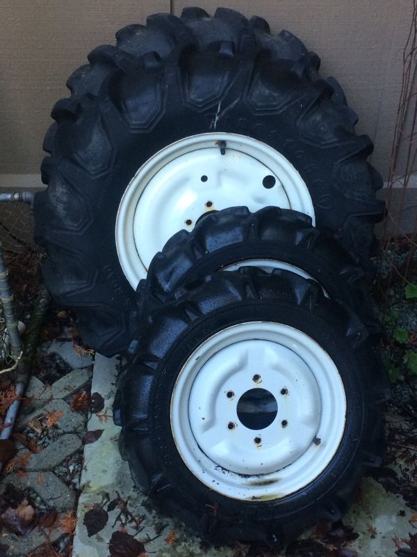 Ford New Holland compact tractor Ag tires and wheels. Fit 1215 & 1220 ...