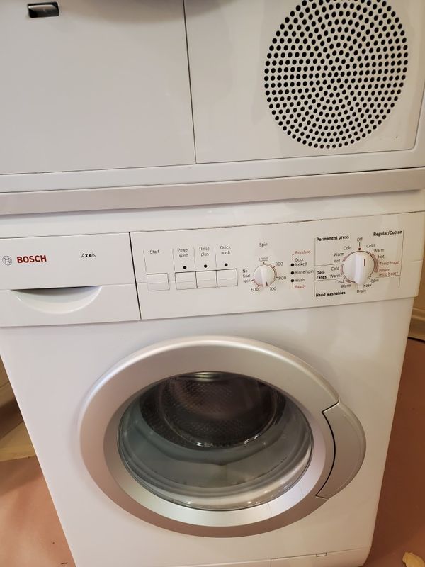Bosch stackable washer and ventless dryer. for Sale in Stone Mountain ...