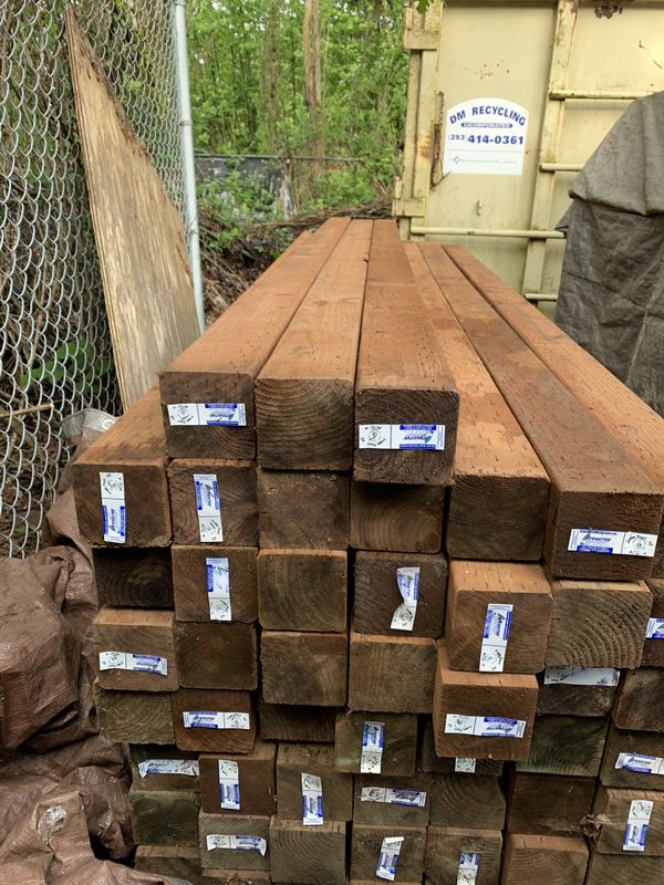 4x4x8 pressure treated posts for Sale in Edgewood, WA - OfferUp